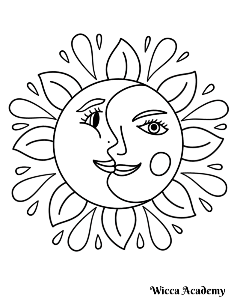 Coloring Pages - Wicca Academy