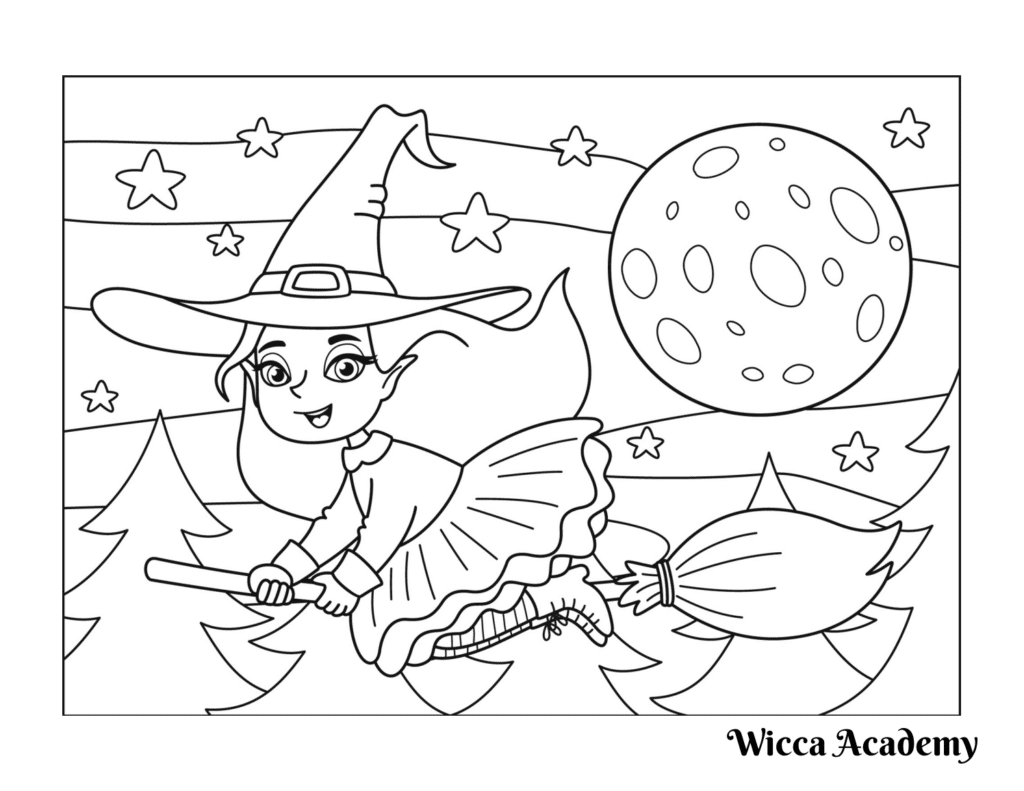 Coloring Pages - Wicca Academy
