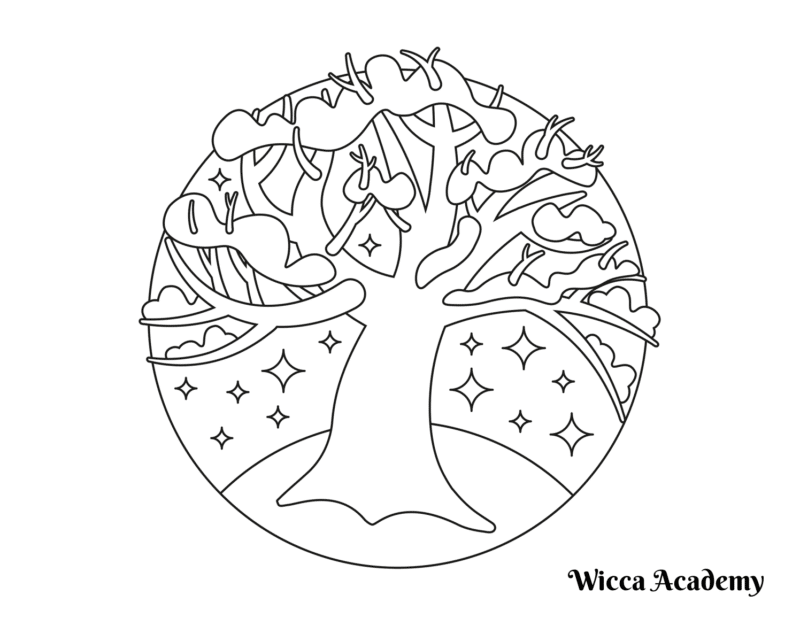 Coloring Pages - Wicca Academy