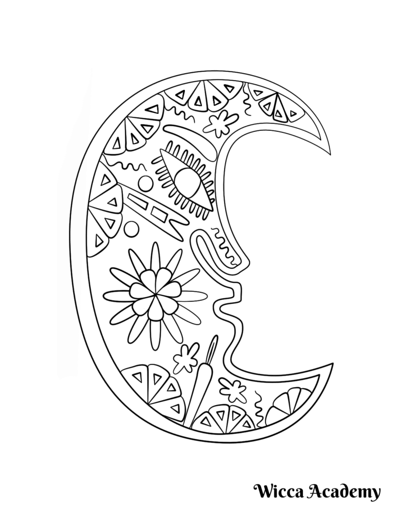 Coloring Pages - Wicca Academy