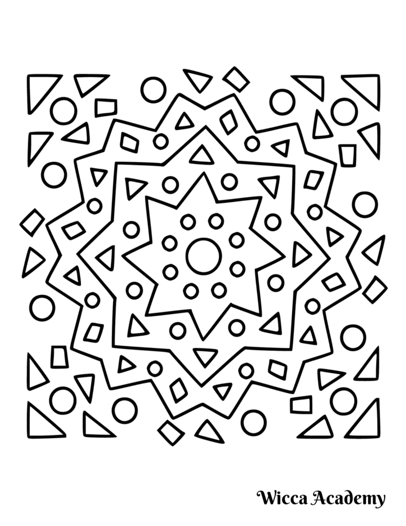 Coloring Pages - Wicca Academy