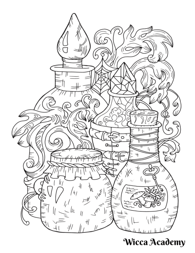 Coloring Pages - Wicca Academy