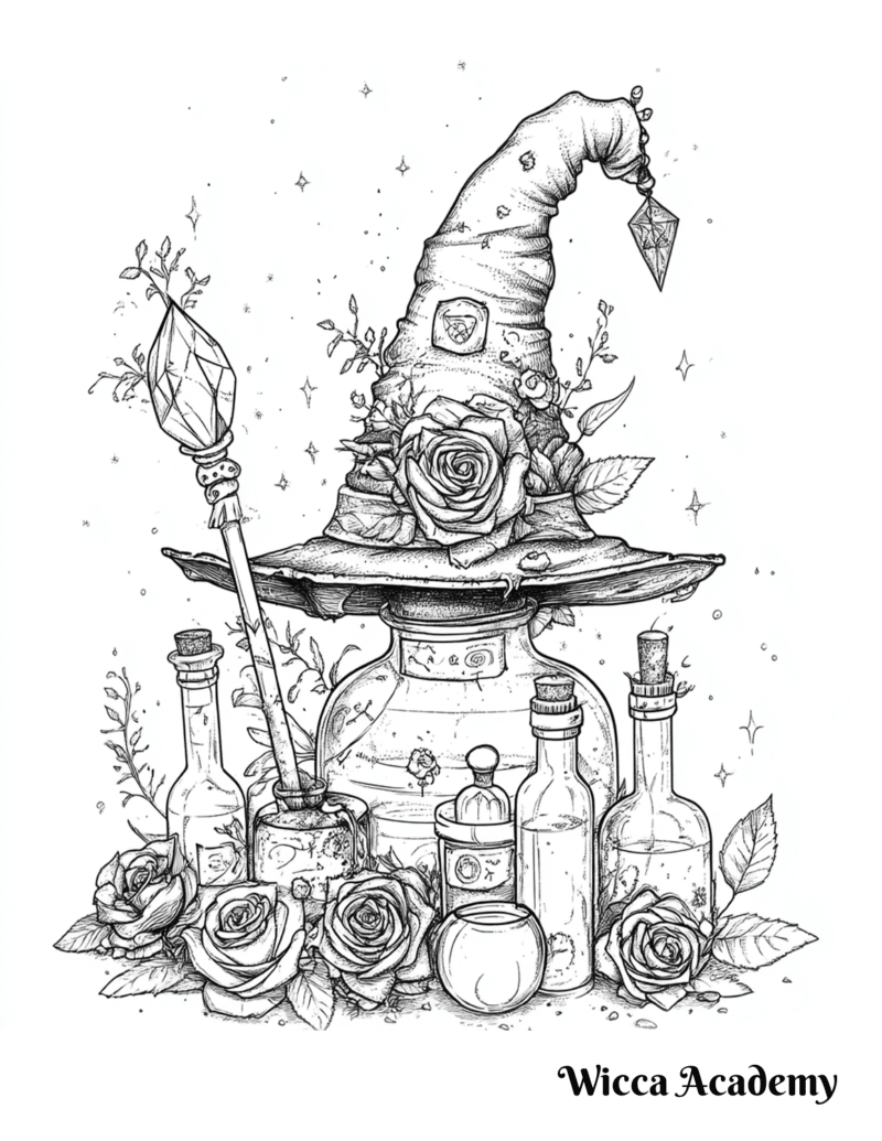 Coloring Pages - Wicca Academy